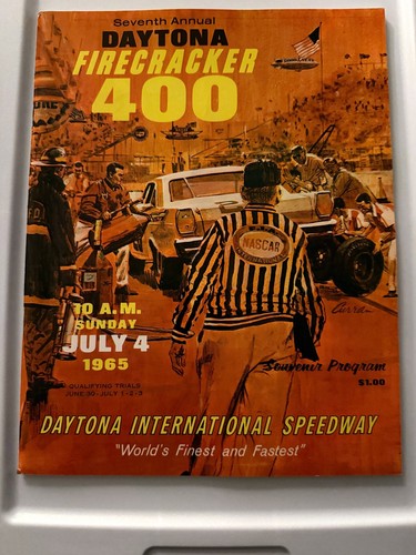 1965 NASCAR FIRECRACKER 400 DAYTONA Program A.J. Foyt | eBay
