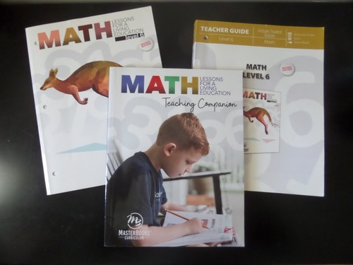 Masterbooks Curriculum Math Level 6 Student & Teacher Books Mostly ...