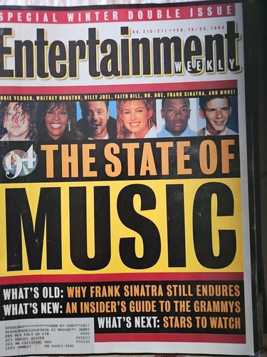 Vintage Entertainment Weekly Magazine February 18, 1994 The State of ...