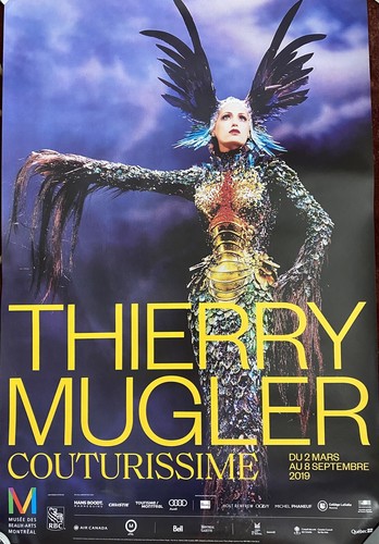 Thierry Mugler “Couturissimo” Exhibition Poster #1 Brand New | eBay