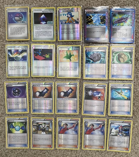 Pokémon 20 Card Lot of Reverse Holo Trainers - 2005-2015 Printings - LP ...