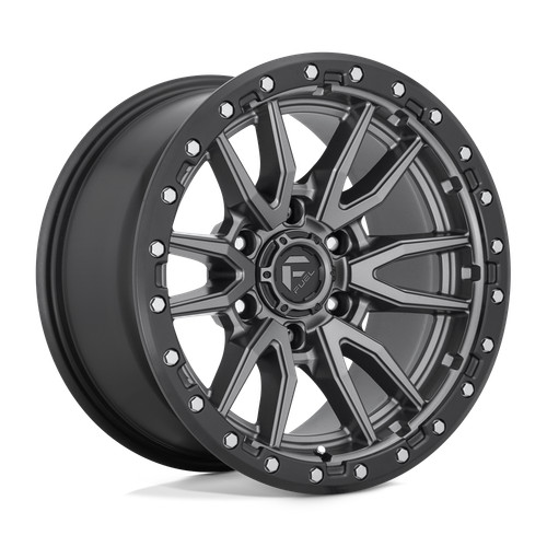 Set of 4 Fuel Off Road D680 REBEL Wheels 18X9 6X120 MT-GNMTL-BBR 01MM ...