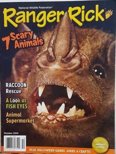 Ranger Rick Oct 2014 7 Scary Animals Raccoon Rescue FREE SHIPPING CB | eBay