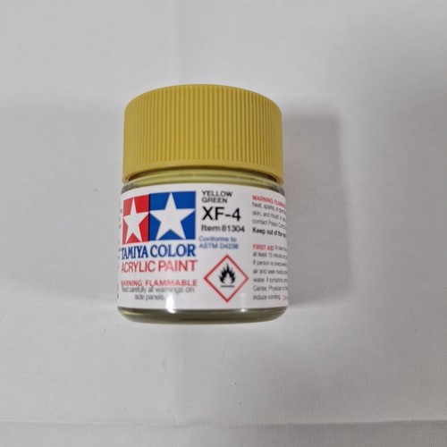 Tamiya 81304 XF-4 Yellow Green Acrylic Paint 23ml Large Bottle - US | eBay