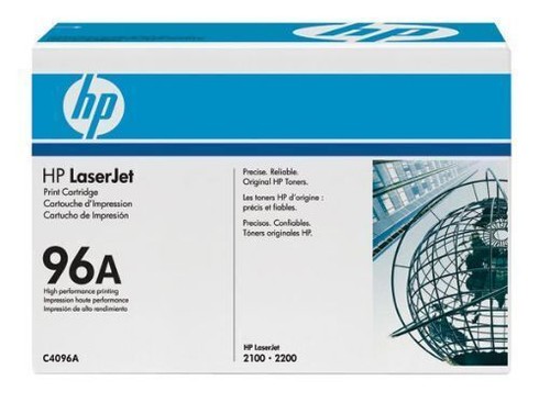 Toner HP 96A C4096A Original Neuf Noir 5000 Pages Pour HP LaserJet 2100 ...