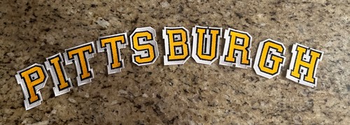 PITTSBURGH PENGUINS INDIVIDUAL LETTERS IRON ON PATCHES | eBay