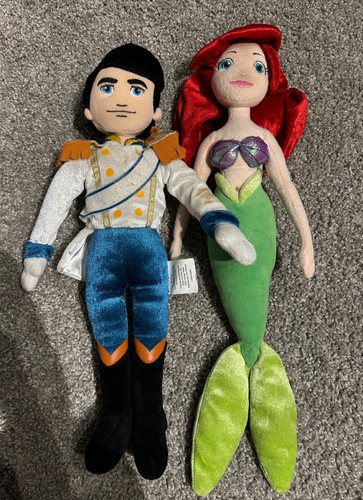 Disney Prince Eric Plush Little Mermaid Ariel Boy Royal Outfit Vintage ...