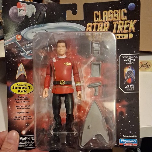 Classic Star Trek Admiral James T. Kirk 5" Action Figure Playmates 2022 ...