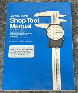 Brown Sharpe Catalog In Collectible Tool Guides & Catalogs for sale | eBay