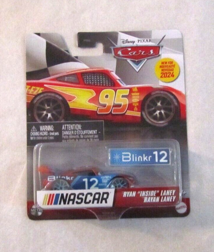 Disney Pixar Cars NASCAR #12 BLINKR RYAN "INSIDE" LANEY ~ New For 2024 ...