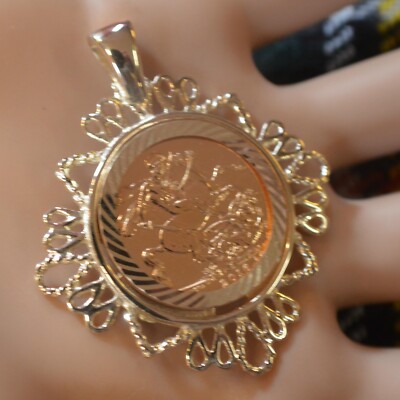 Full Gold Sovereign Mount in Precious Metal Rings without Stones for ...