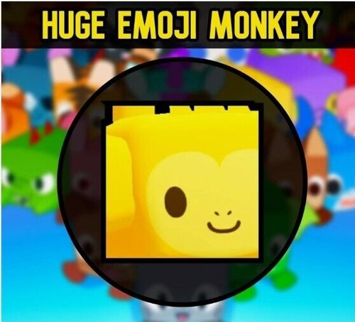 pet simulator99 huge emoji monkey +3m gems free!!! | eBay