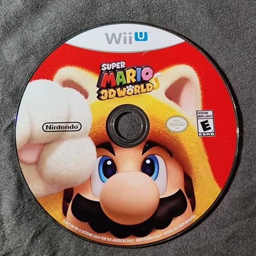Super Mario 3D World - Nintendo Wii U (2013) Disc Only - TESTED ...