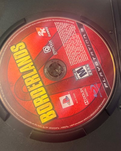 Borderlands PS3 PlayStation 3 Video Game Disc Only Clean Tested Free ...