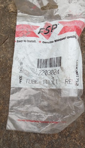 FSP/Whirlpool Refrigerator Water Inlet Tube 2203024 ~ Brand New | eBay