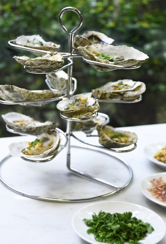 Charcoal Companion 3-Tier Stainless Oyster Rack for Grill fits 12 ...