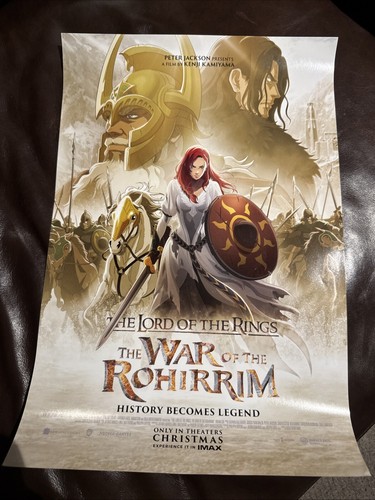 The Lord Of The Rings movie poster - 11" x 17" - The War Of The ...