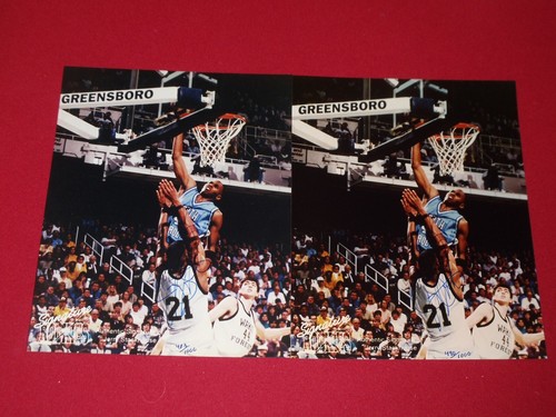 1995 Signature Rookies Jerry Stackhouse Autograph Lot of 2 On Card AUTO ...