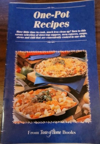 One Pot Recipes from Taste of Home Magazines Books Paperback 2000 ...
