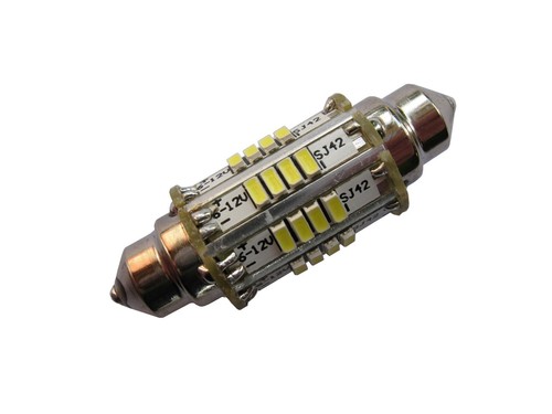 Lampe Bulb Birne LED warm Soffitte festoon C18W 42mm 6V 12V Blinker ...