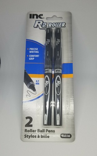 Ink Pen R2 Roller Ball 2units Black Rollerball Pens Pencils Office ...