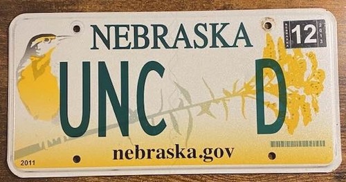 UNC D Vanity License Plate Uncle University of North Carolina | eBay