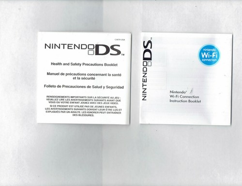 Nintendo DS Wifi Connection Replacement Instruction Manual ONLY | eBay
