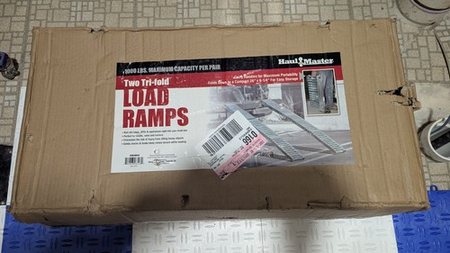 Haul Master 1000Lbs Two Tri-Fold Portable Loading Ramps.NO SHIPPING ...