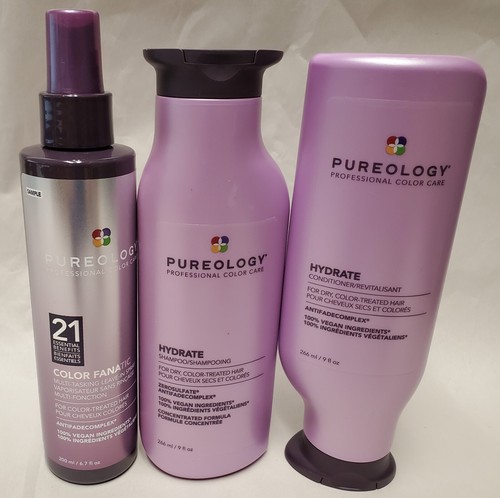 Pureology Hydrate Shampoo, Conditioner With Sample Color Fanatic 100% ...
