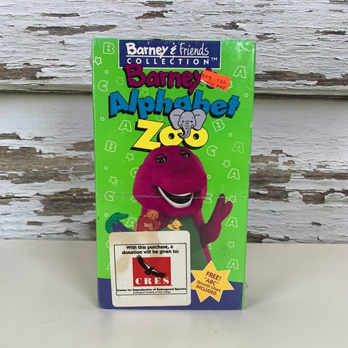 BARNEY'S ALPHABET ZOO (VHS Tape 1994) Barney & Friends Collection NEW ...