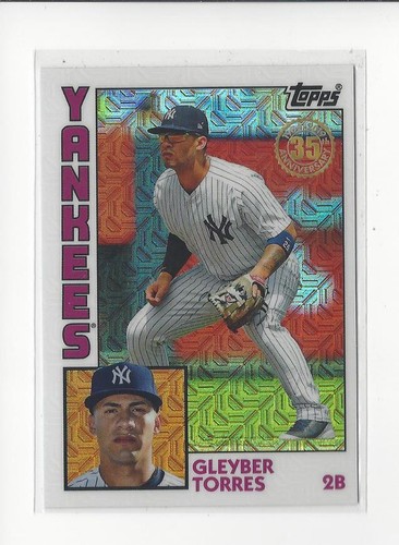 2019 Topps '84 Topps Silver Pack Chrome #T8421 Gleyber Torres Yankees ...