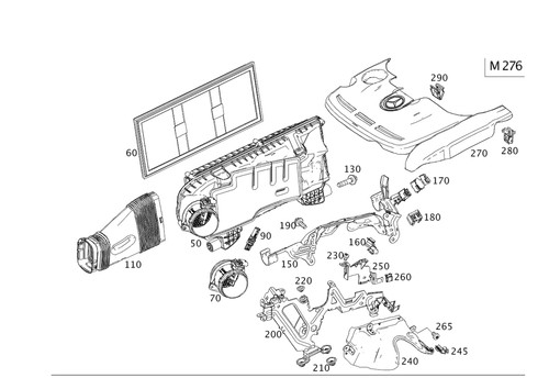 Mercedes-Benz 2780904882 Genuine OEM Air Inlet Duct for sale online | eBay