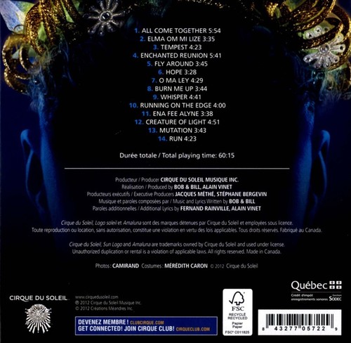 CIRQUE DU SOLEIL AMALUNA [ORIGINAL SOUNDTRACK] NEW CD 843277057229| eBay