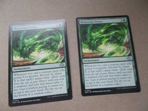 Monstrous Vortex x2 MTG MH3 Green Uncommon Enchantment | eBay