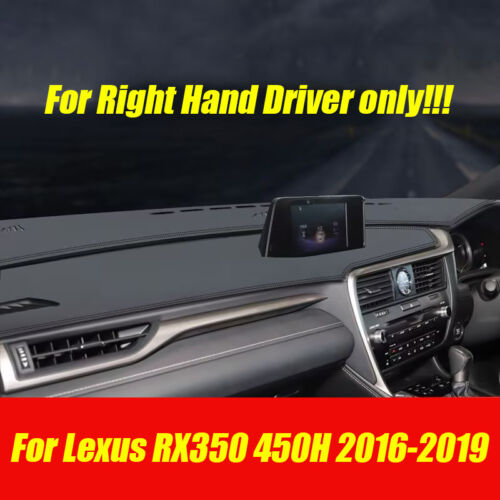RHD For Lexus RX350 450H 2016-2019 Leather Dashboard Dash Cover Dashmat ...