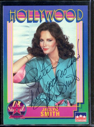 Jaclyn Smith Actress Hollywood Walk of Fame Signed Card Authentic ...