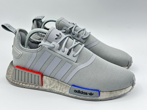 adidas Originals NMD_R1 Cool Gray Black Red GX9524 Men's Size 7.5 | eBay