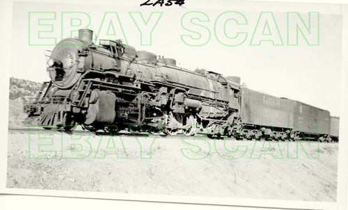 8D729 RP 1940s AT&SF SANTA FE RAILROAD 2-10-2 ENGINE #3901 | eBay