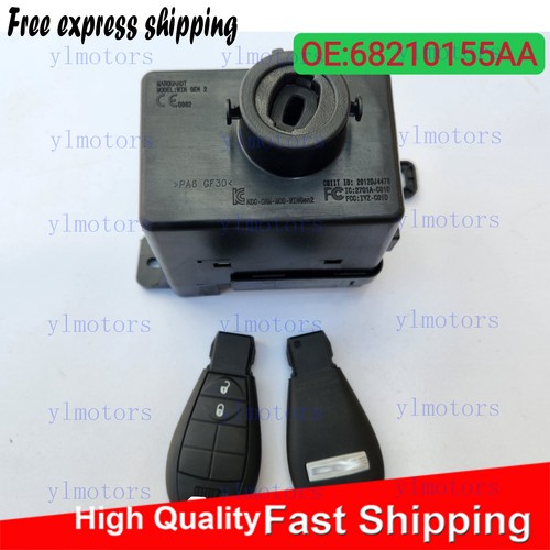 68210155AA Wireless Ignition Node Receiver with key For 2008-2010 ...