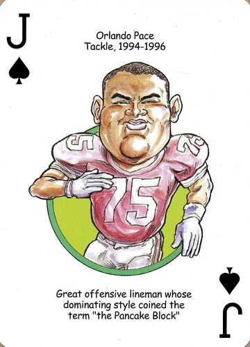 HERO-DECKS Orlando Pace RAMS BEARS Ohio St HOF | eBay