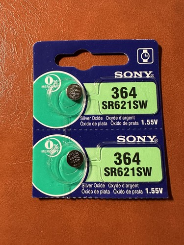 2PC SONY 364 (SR621SW) Silver Oxide Watch Battery | eBay