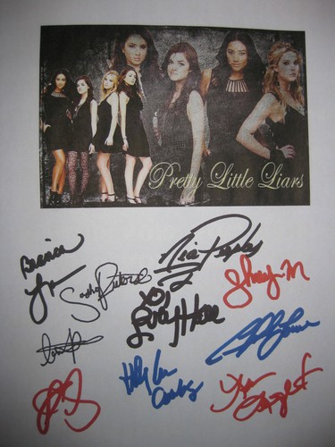 Pretty Little Liars Signed TV Script X10 Lucy Hale Holly Marie Combs ...