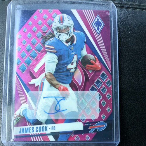 Phoenix Hobby Pink Numbered 1 of 99 James Cook Autograph Card | eBay