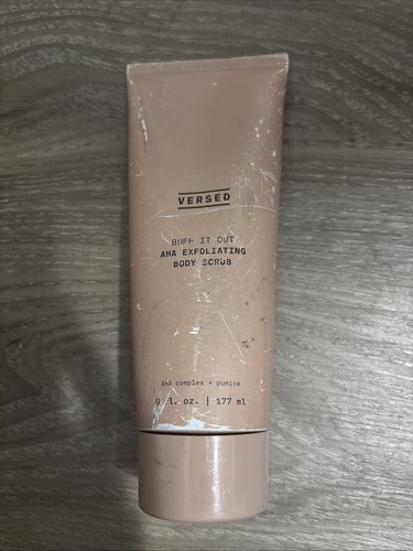 Versed Buff It Out AHA Exfoliating Body Scrub 6 Oz / 177ml Closed See ...