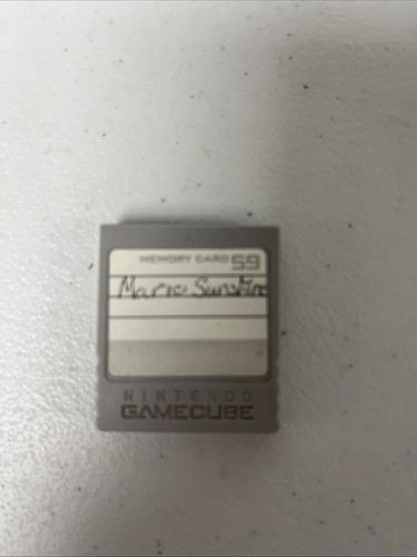 Official Nintendo Gamecube Memory Card 59 Blocks DOL-008 Gray | eBay