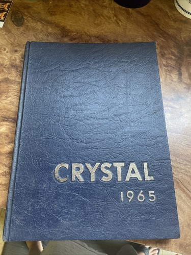 1965 CRYSTAL Windham High School Williamantic CT class yearbook Rare ...