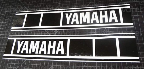 Yamaha YZ250 YZ465 Perforated Fuel Tank Decal Graphic Gas Tank 3 3/16 ...