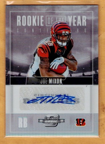 Joe Mixon Prizm ROY Rookie Auto 23/25 Bengals | eBay