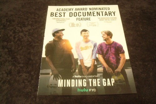 MINDING THE GAP Oscar ad Best Documentary, Bing Liu, Keire Johnson Zack ...