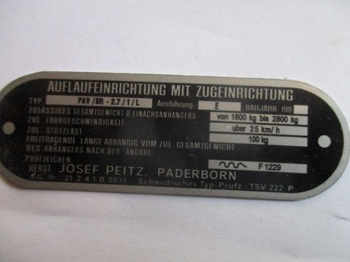 Peitz Type Plate Coupling Brake PAV / SR 2.7/1/L Coupling Device s94 | eBay